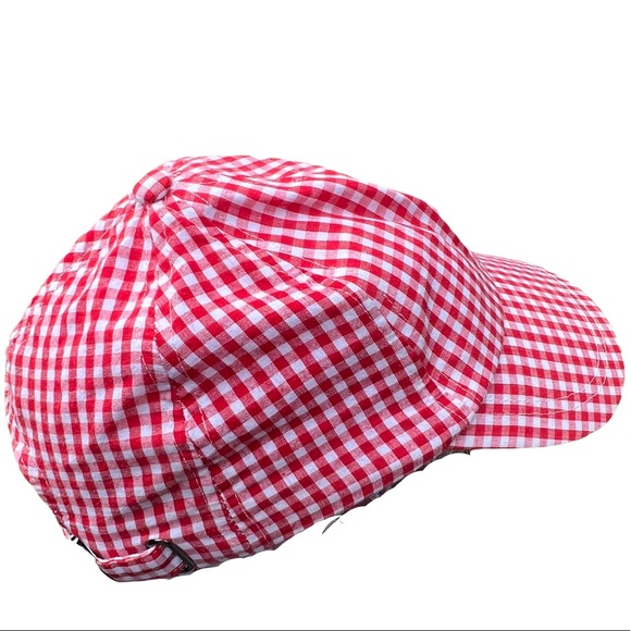 Accessories | Vintage Red And White Checkered Hat | Poshmark